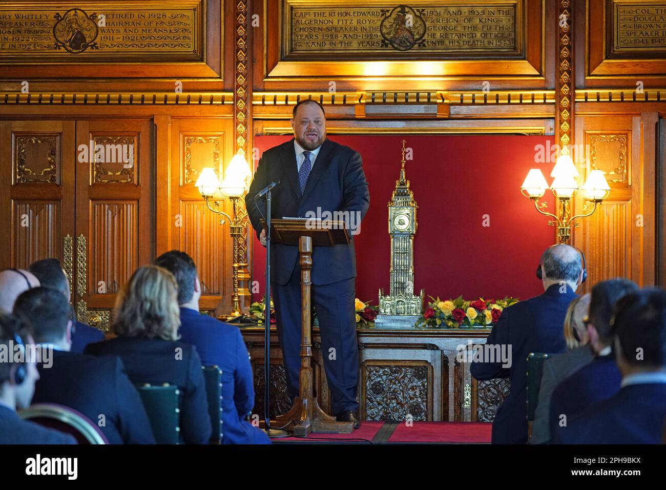 Ruslan Stefanchuk, the speaker and chairman of Verkhovna Rada, the ...