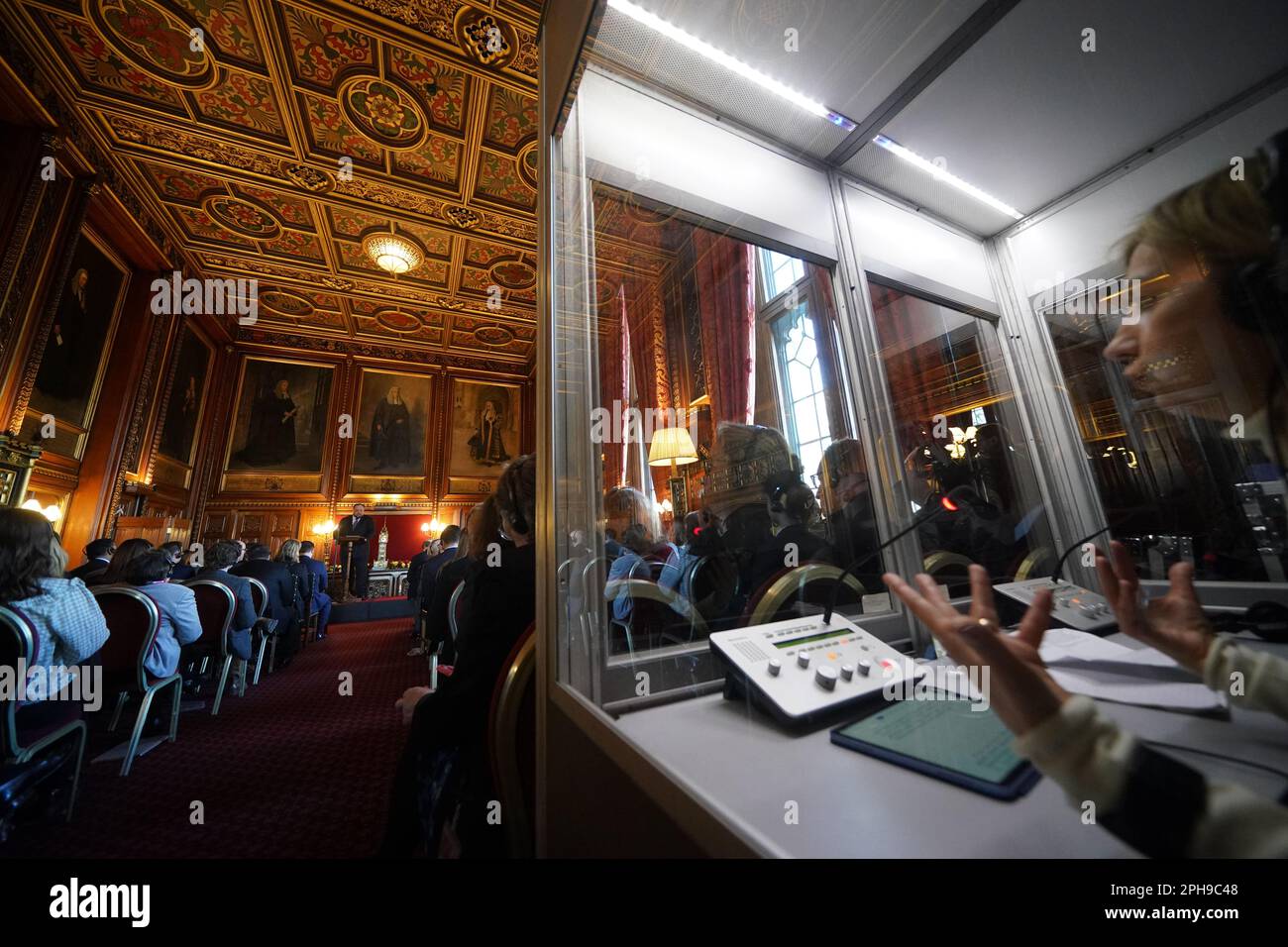 Ruslan Stefanchuk, the speaker and chairman of Verkhovna Rada, the ...