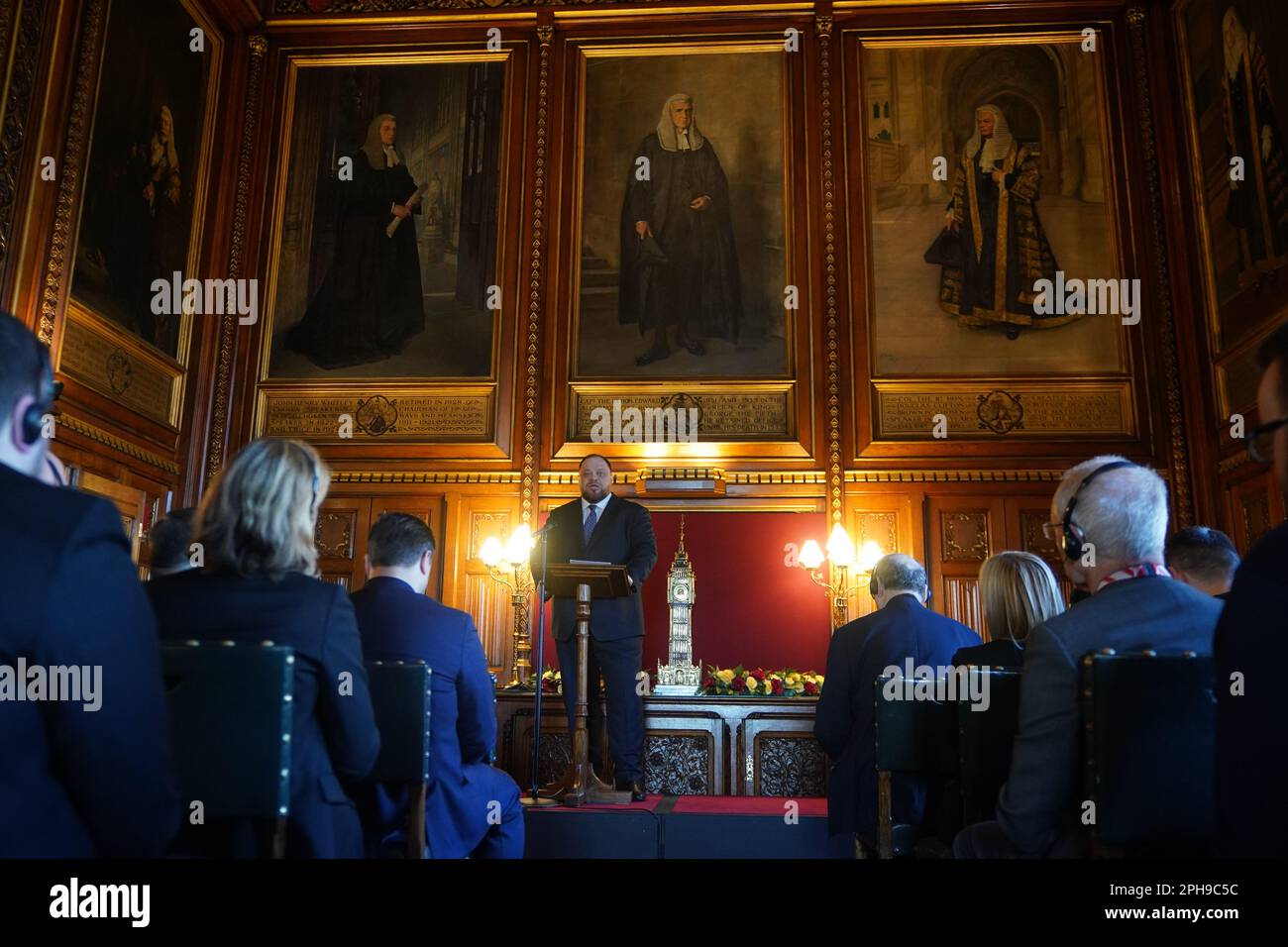 Ruslan Stefanchuk, the speaker and chairman of Verkhovna Rada, the ...