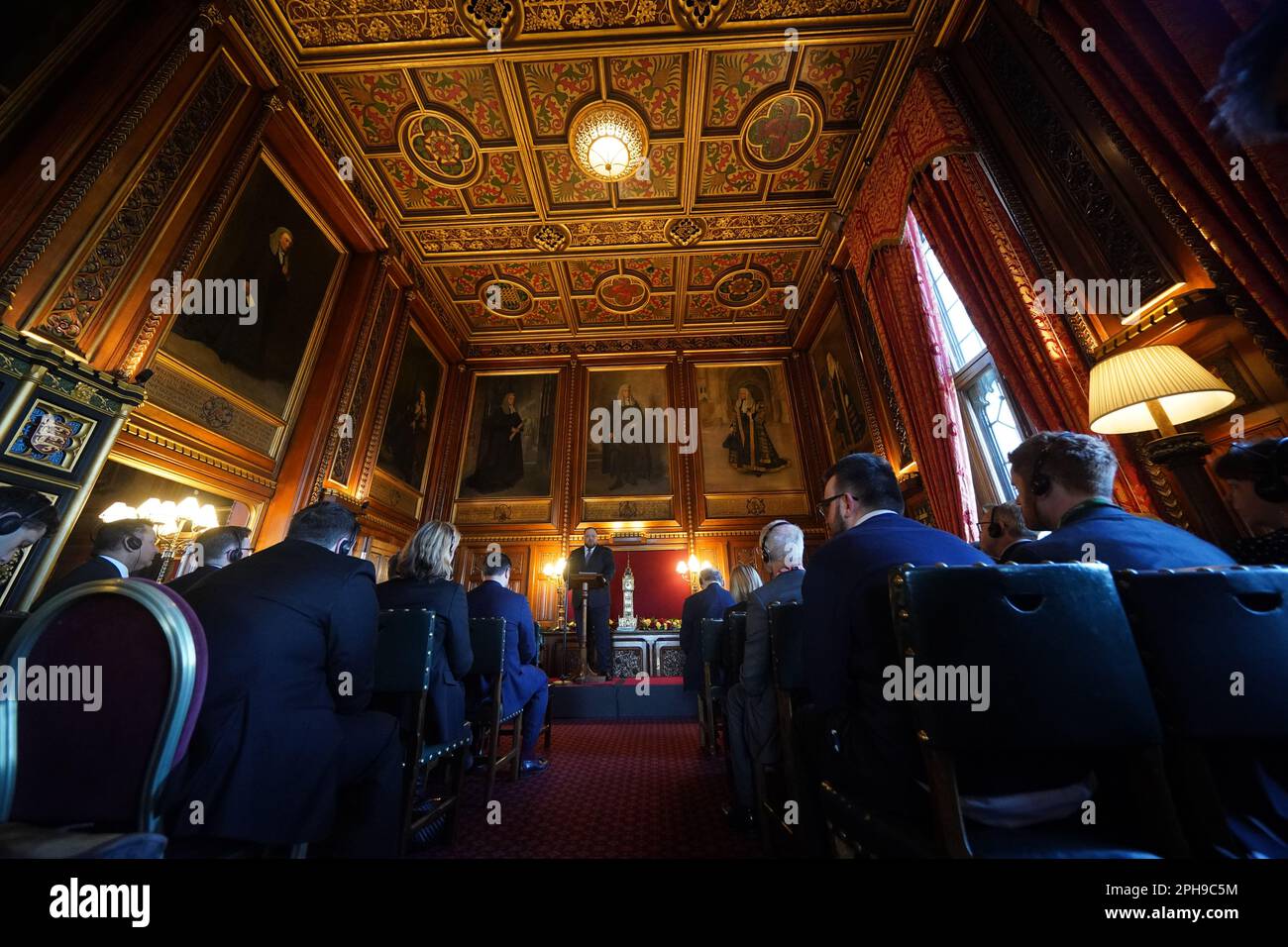 Ruslan Stefanchuk, the speaker and chairman of Verkhovna Rada, the ...