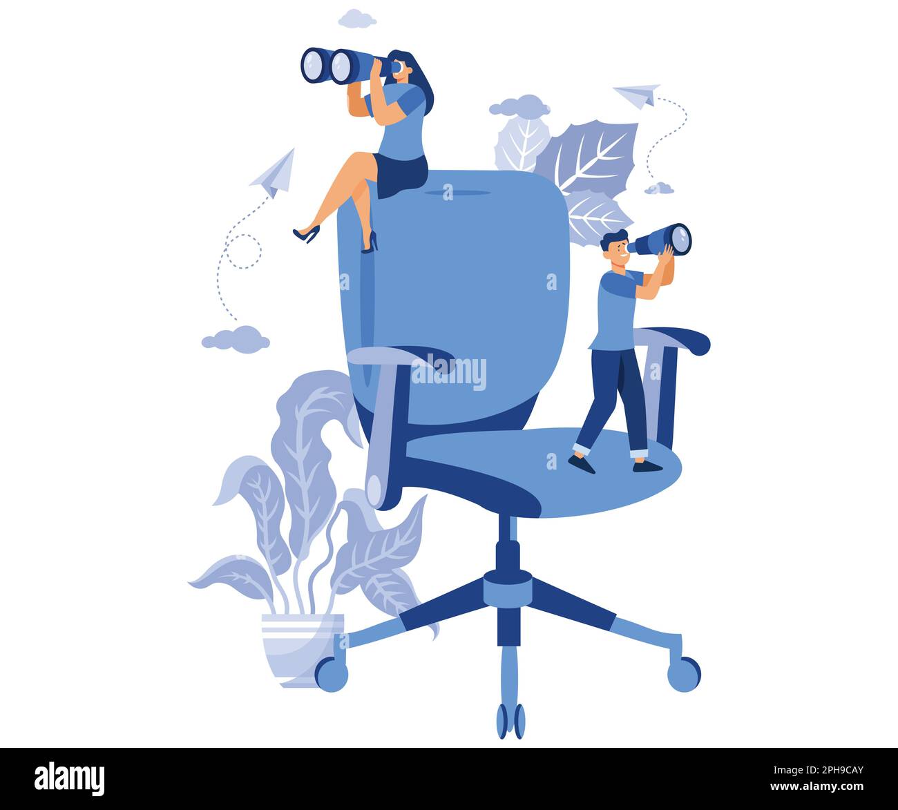 searching for employees for vacant place. find job. HR department ...