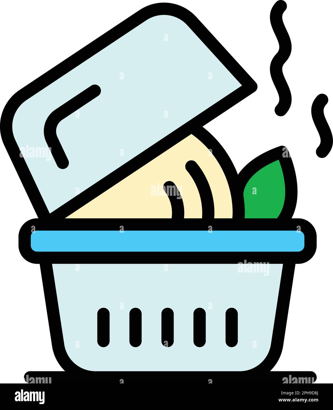 Snack food pack icon. Outline Snack food pack vector icon for web ...