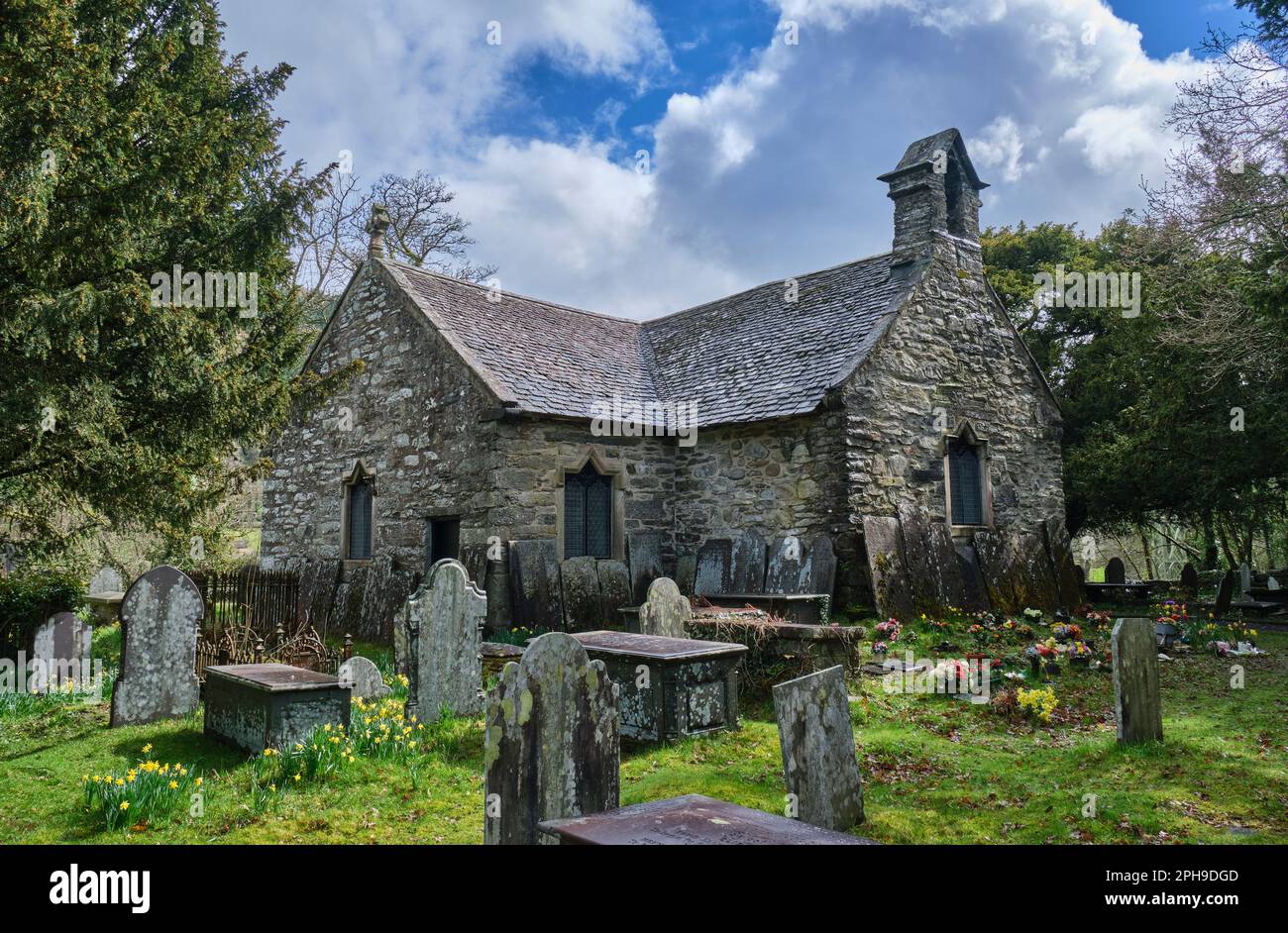 Oldest church in wales hi-res stock photography and images - Alamy