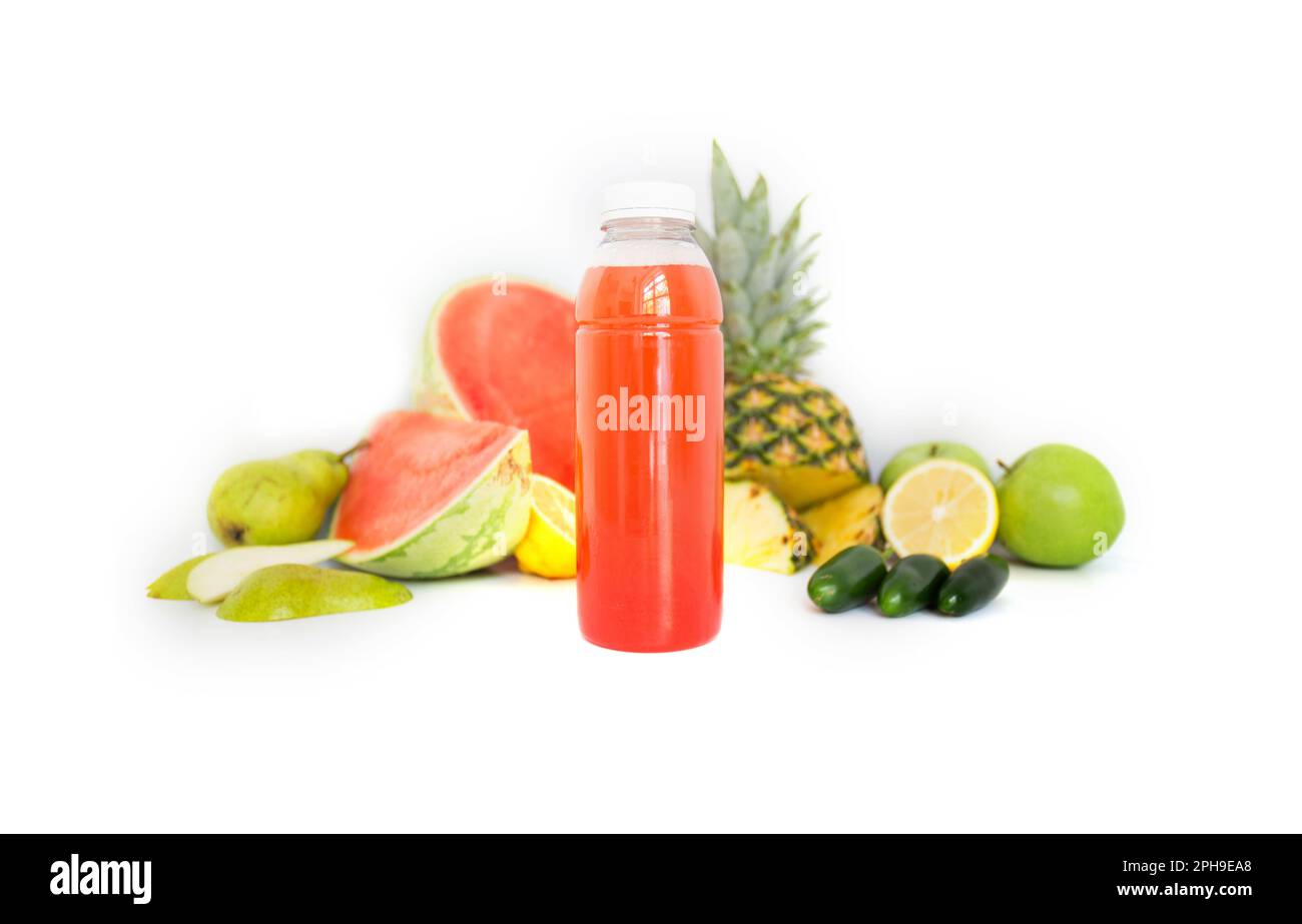 Delicious and healthy watermelon orange juice Stock Photo - Alamy