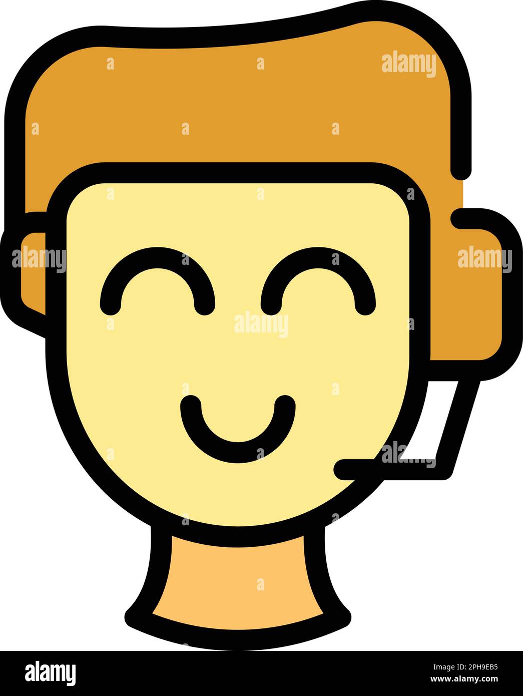 Compensation call center icon. Outline Compensation call center vector ...