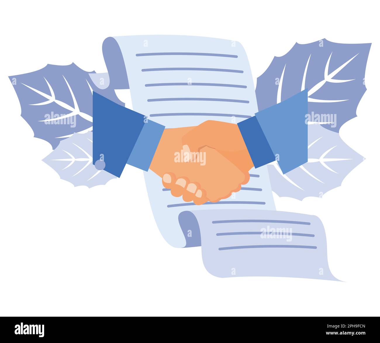 handshake, conclusion of a contract, successful partnership ...