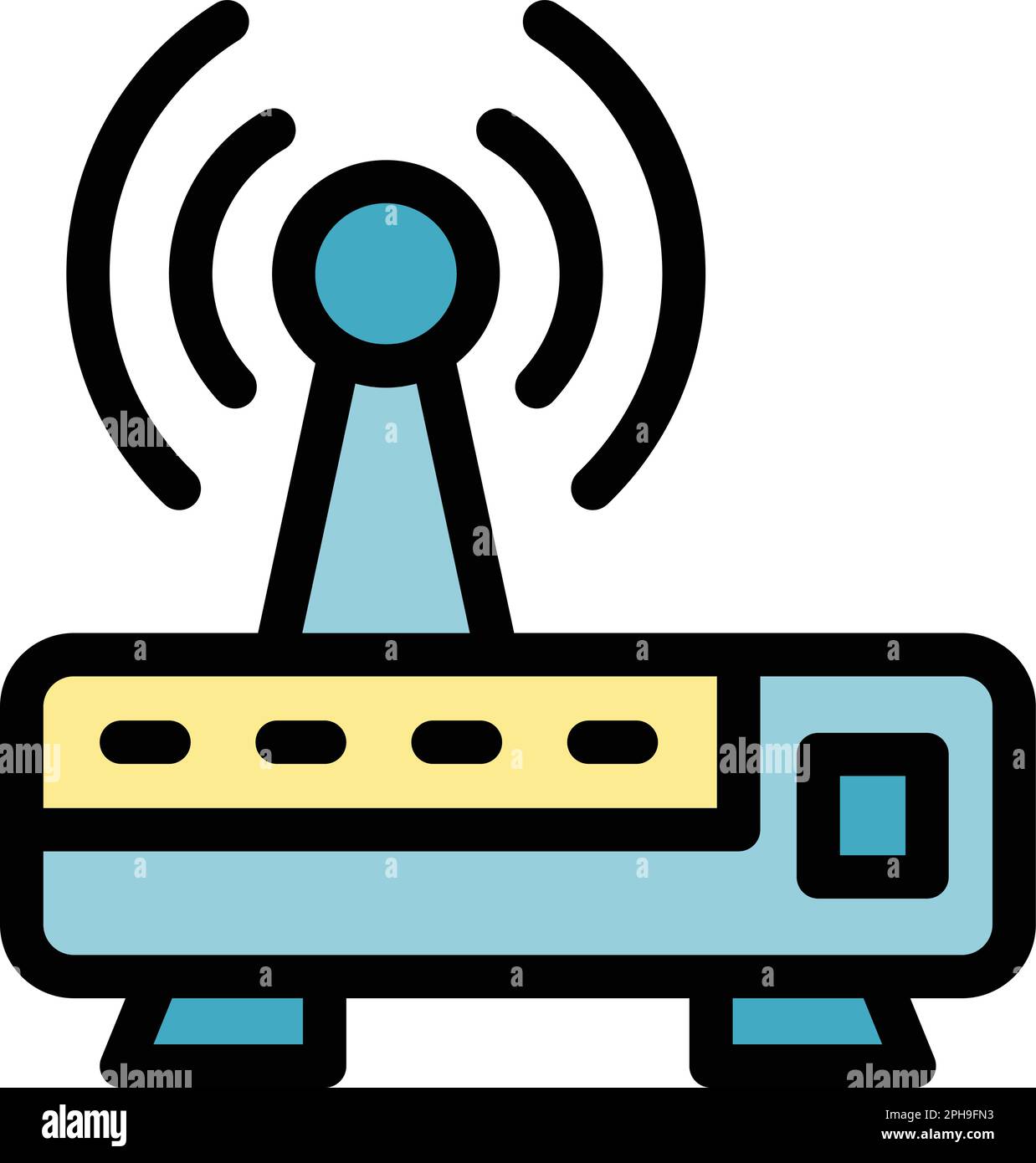 Internet Router Icon Outline Internet Router Vector Icon For Web