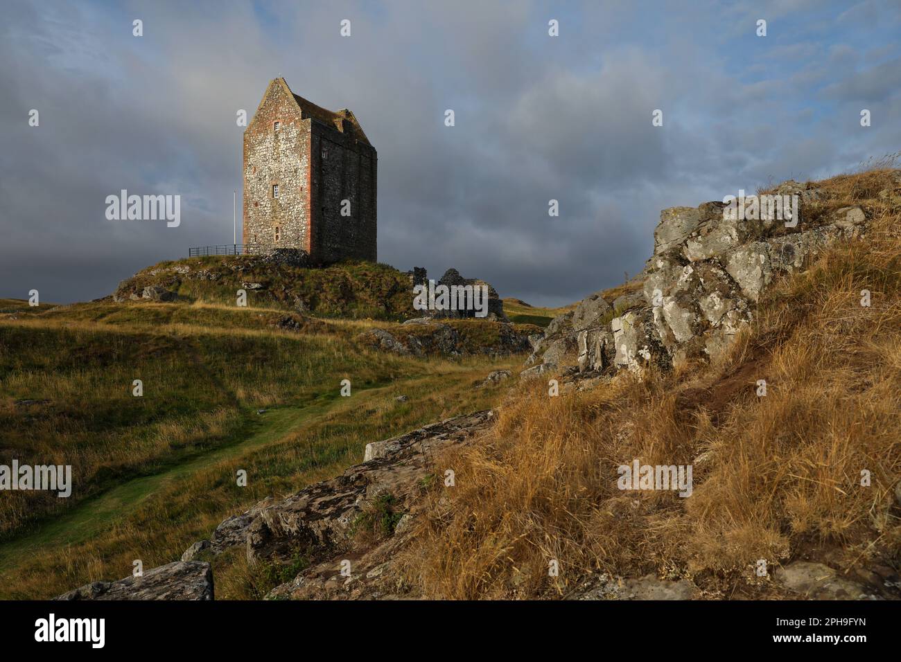 Smailholm Tower one of the best preserved pele towers in the Scottish ...