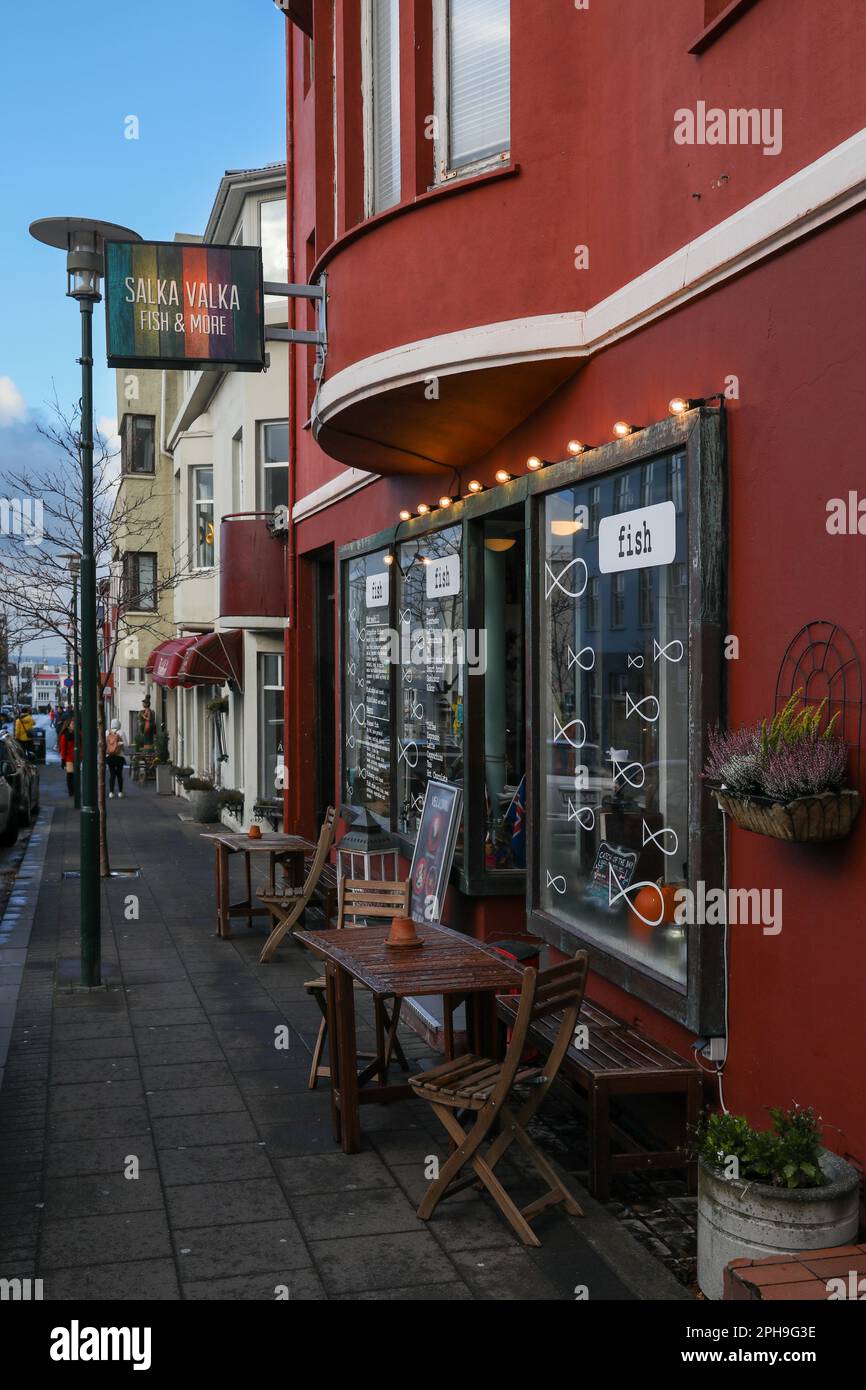 Salka Valka Kitchen a restaurant in Reykjavik capital city of Iceland ...