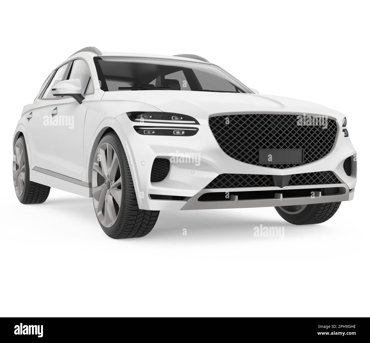 SUV Car Isolated Stock Photo - Alamy