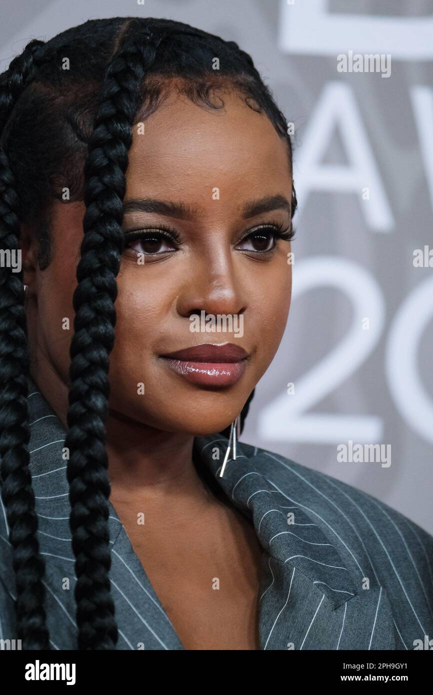 Keisha Buchanan photographed attending The BRITS Red Carpet Arrivals at ...