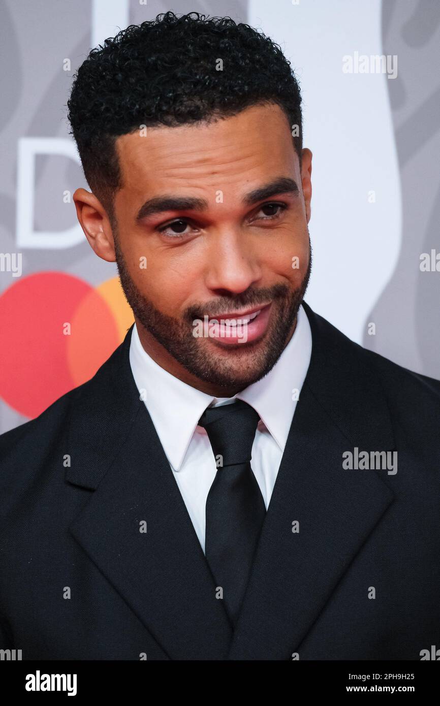 Lucien Laviscount photographed attending The BRITS Red Carpet Arrivals ...