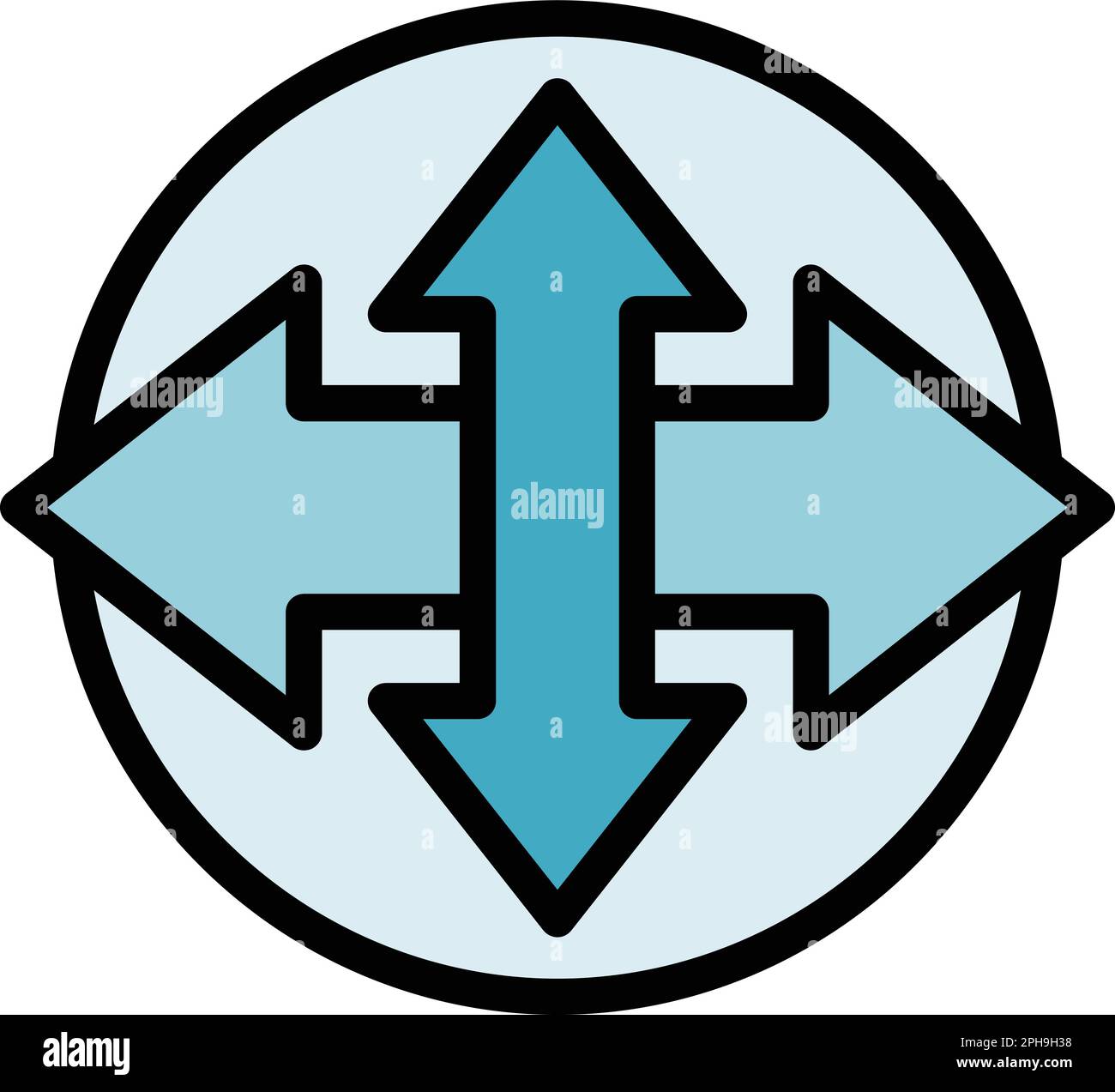 Human resources direction icon. Outline Human resources direction ...