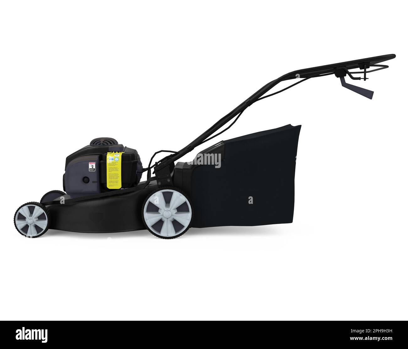 Lawnmower lawn mower machine Cut Out Stock Images & Pictures - Alamy