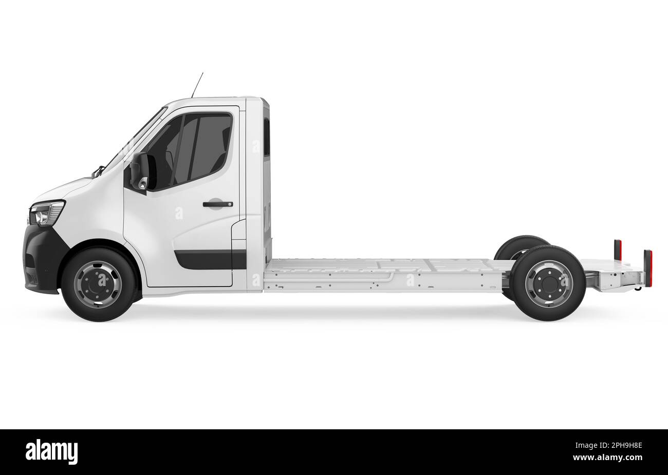 Platform Cab Van Isolated Stock Photo - Alamy