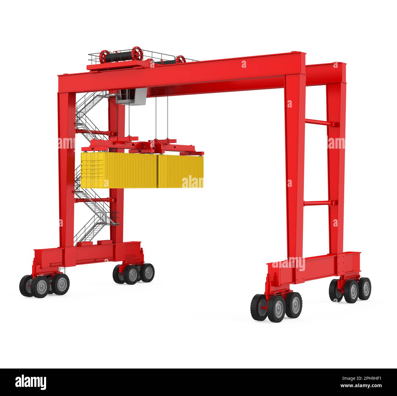 Rtg crane hi-res stock photography and images - Alamy