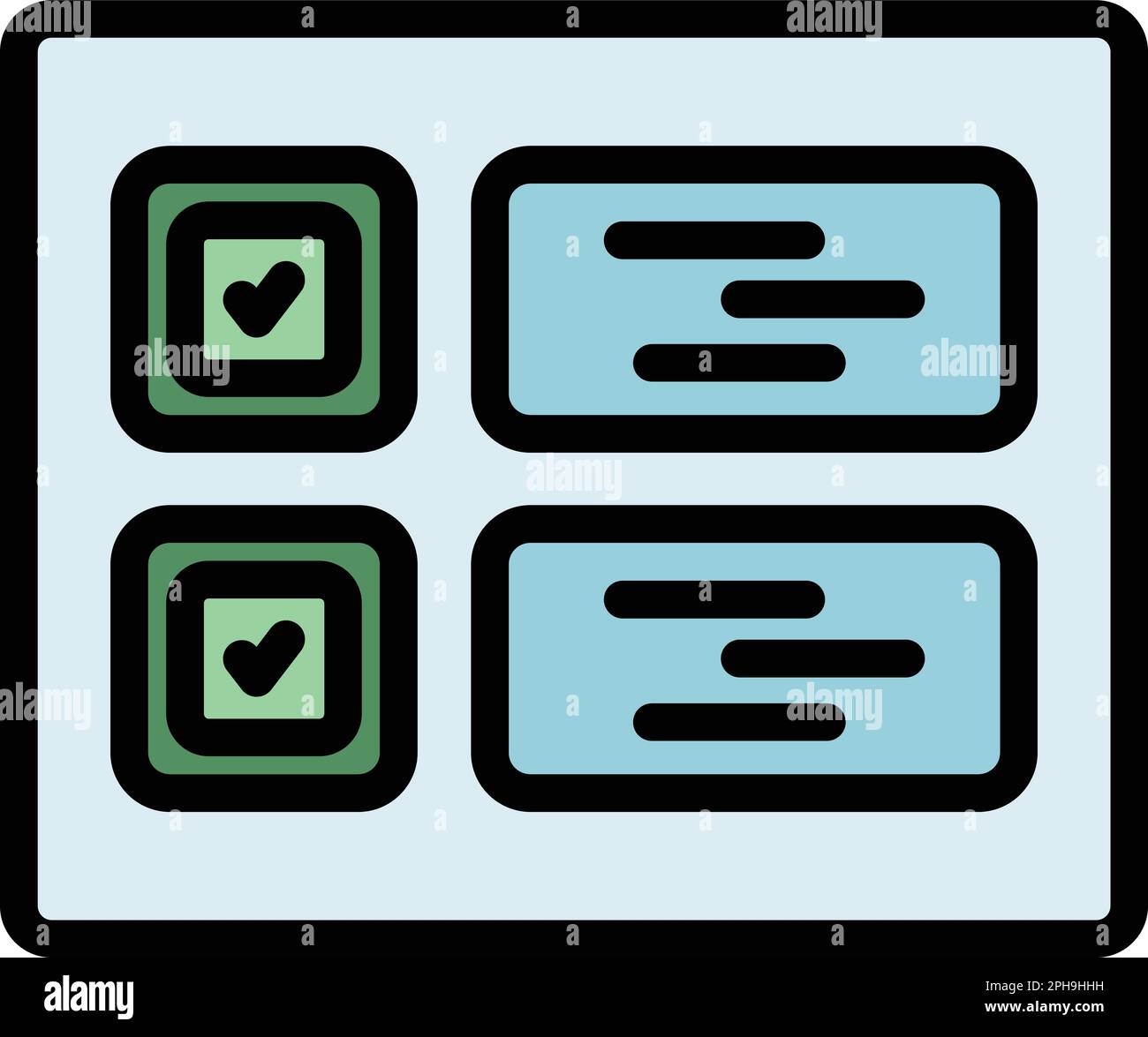 Human resources table icon. Outline Human resources table vector icon ...