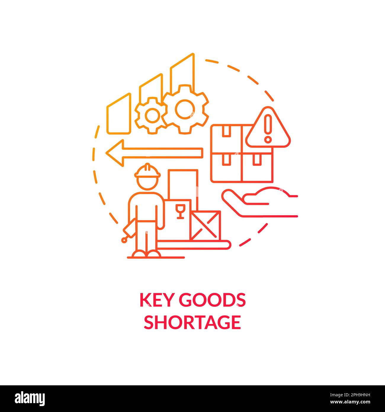 Shortage of goods Stock Vector Images - Alamy