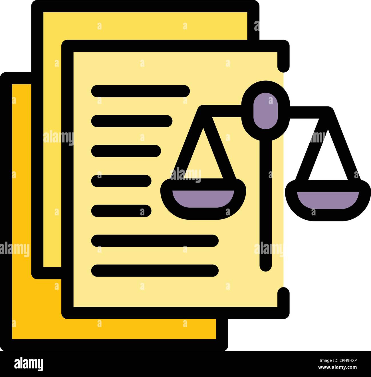 Liability balance icon. Outline Liability balance vector icon for web ...
