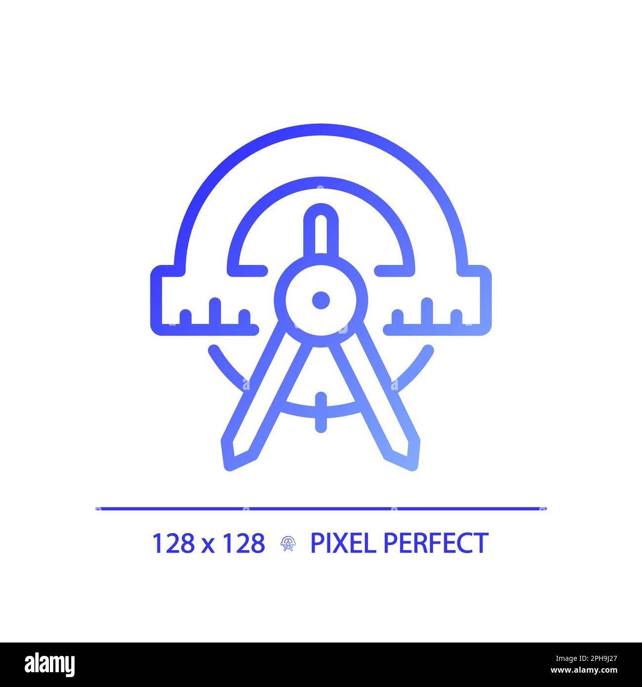 STEM in geometry pixel perfect gradient linear vector icon Stock Vector Image & Art - Alamy