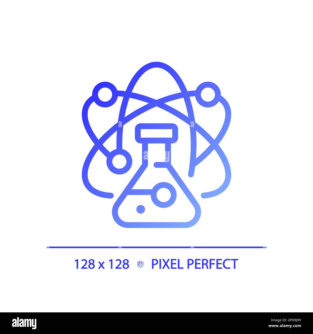STEM in science pixel perfect gradient linear vector icon Stock Vector Image & Art - Alamy