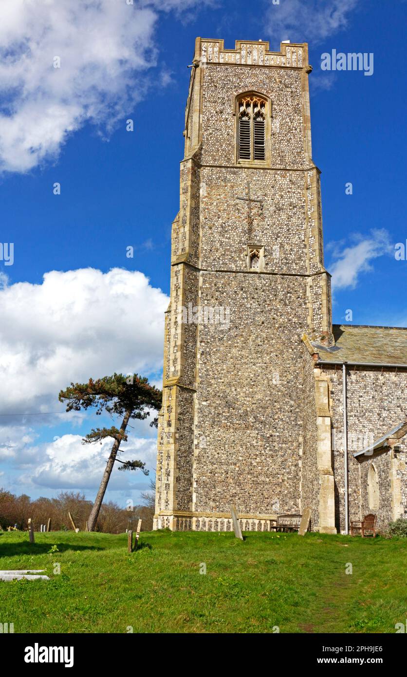 A view of the impressive tower of the Church of SS. Peter and Paul in ...