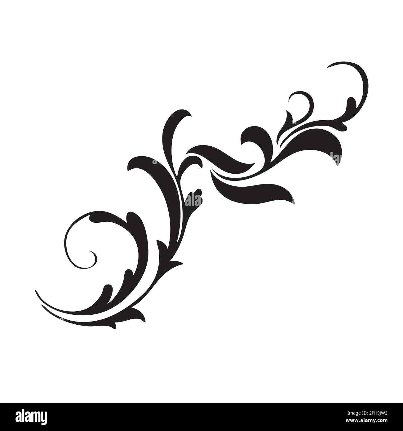 Creeper Vector Illustration, Plant bail, Creeper Silhouette Stock ...