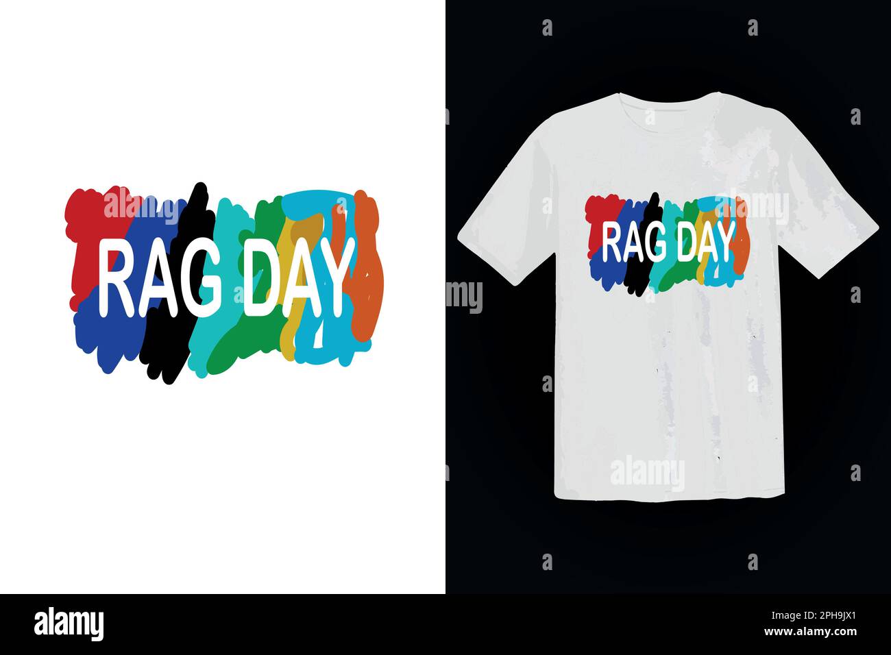 Rag day typography t shirt design hi-res stock photography and images ...