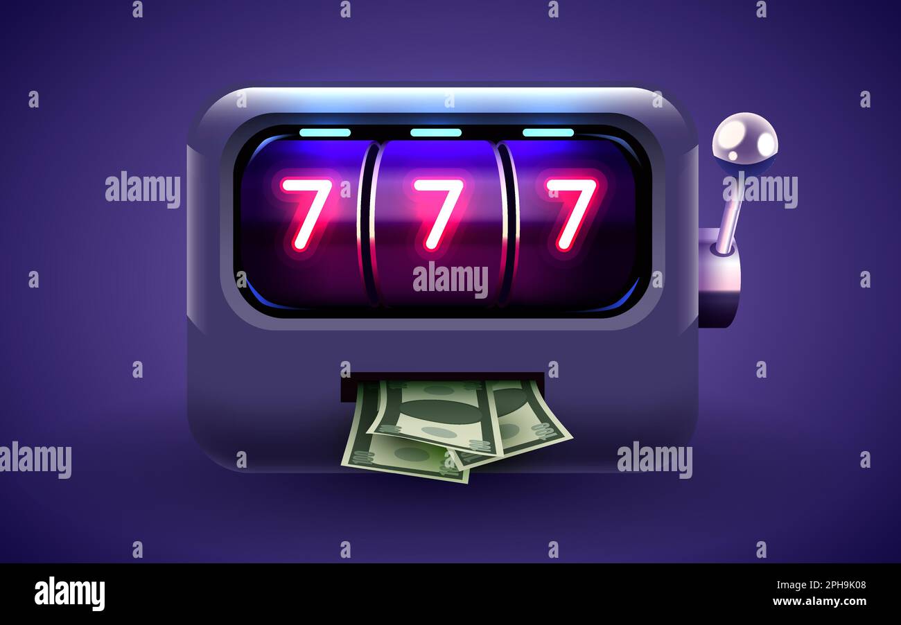 Vintage all win slot machine hi-res stock photography and images - Alamy