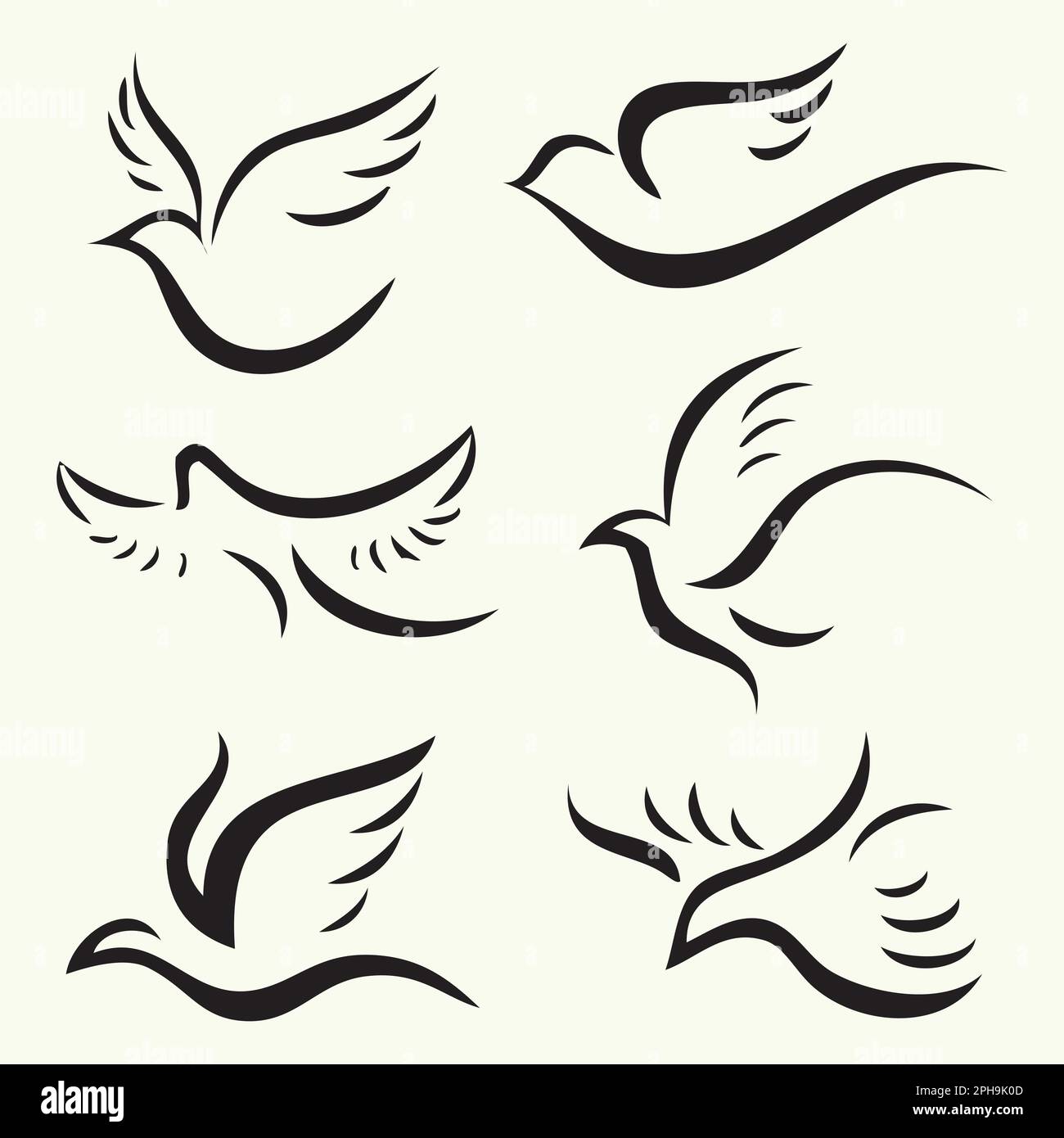 Simple Tattoo Flash Outlines