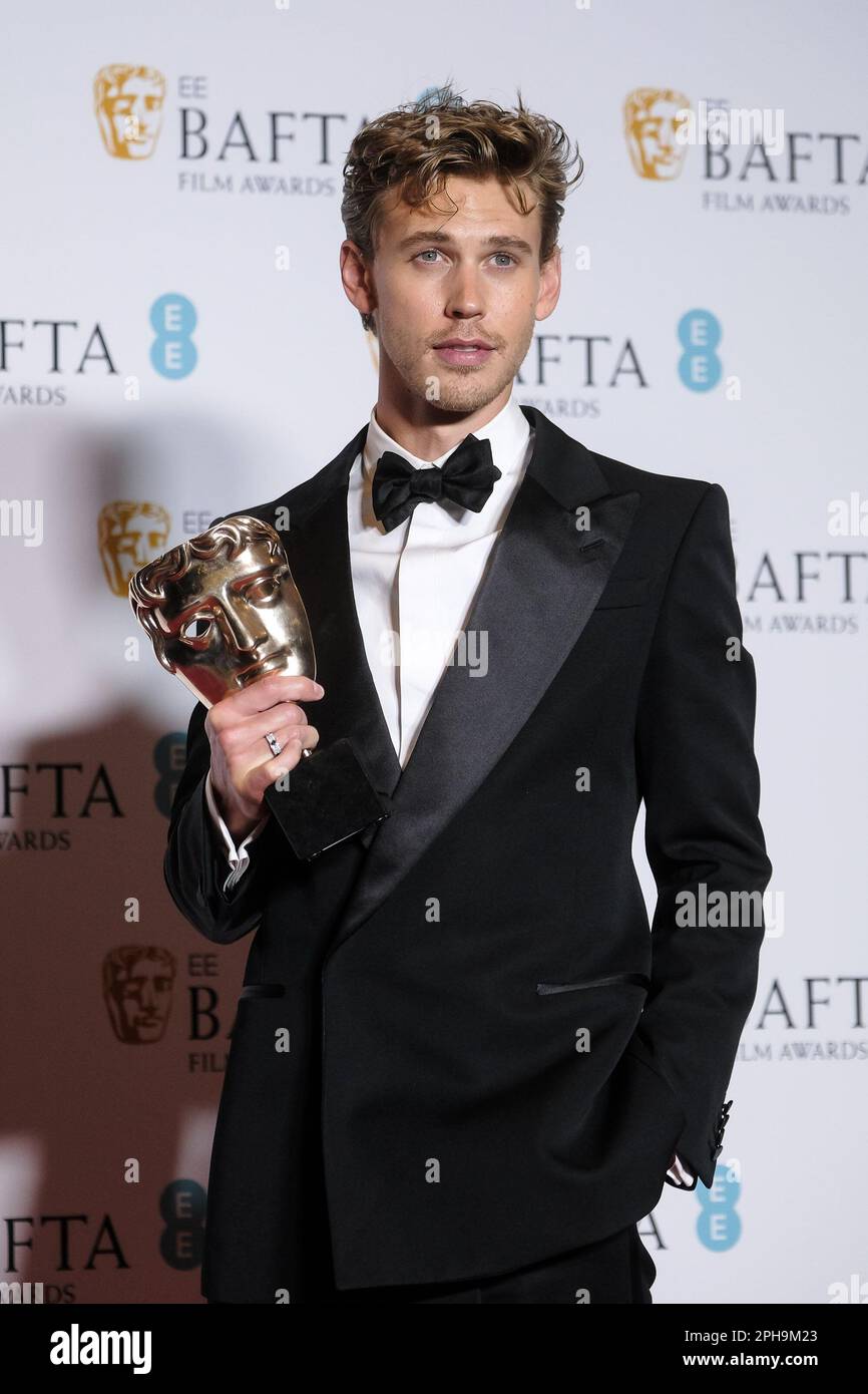 Best Leading Actor Austin Butler photographed in the 2023 EE BAFTA Film ...