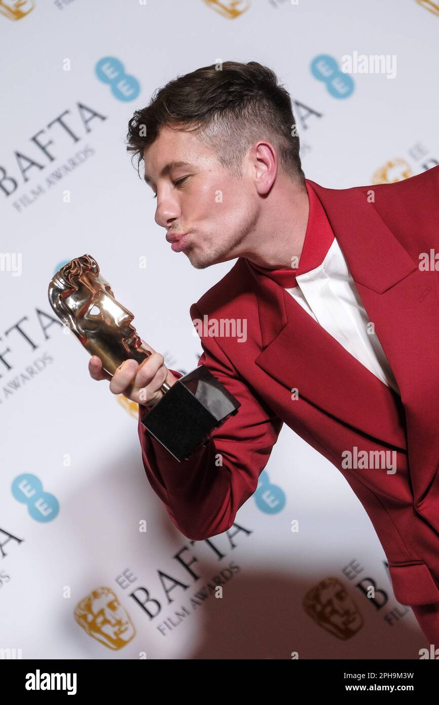 Best Supporting Actor Barry Keoghan photographed in the 2023 EE BAFTA ...