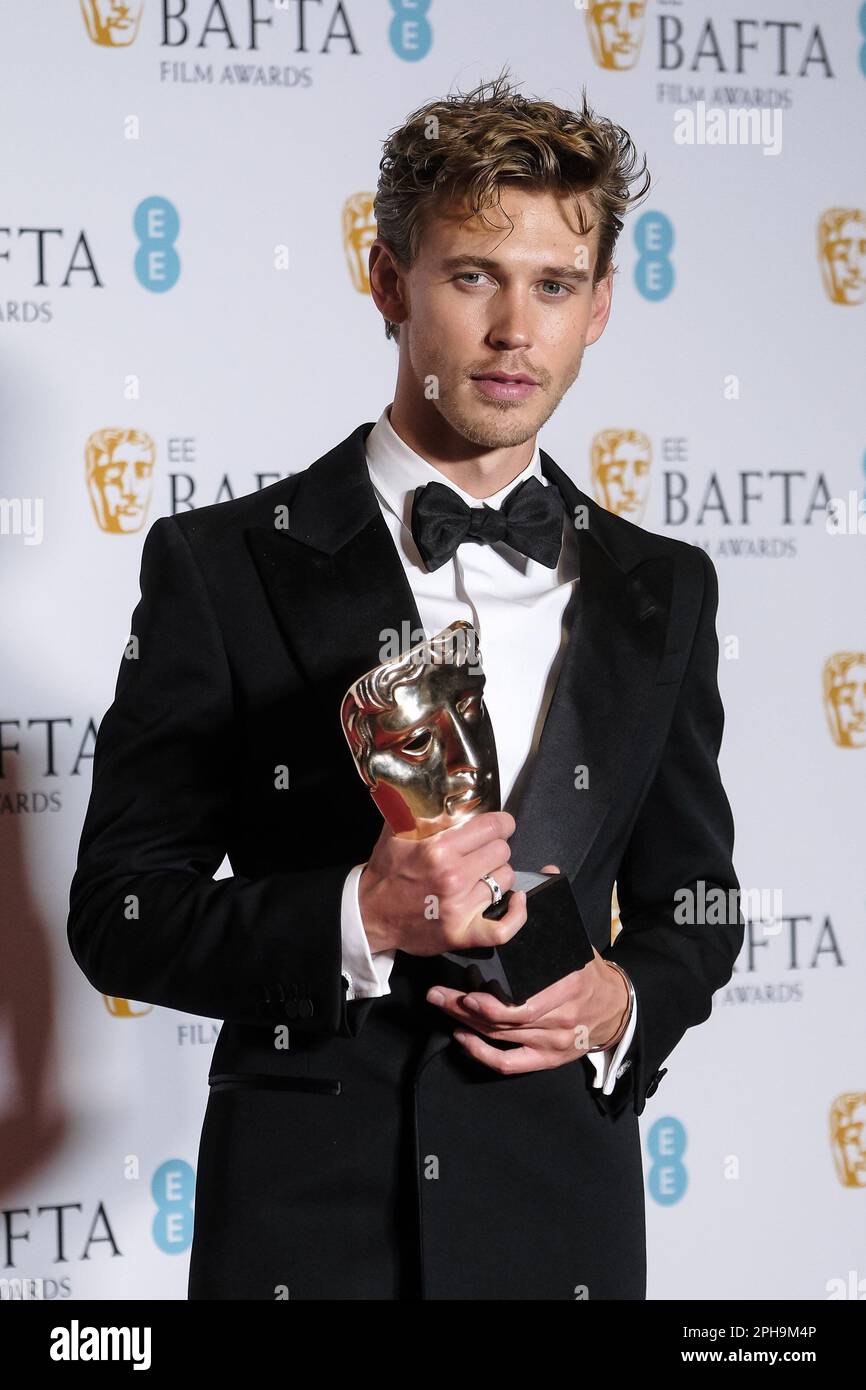 Best Leading Actor Austin Butler photographed in the 2023 EE BAFTA Film ...