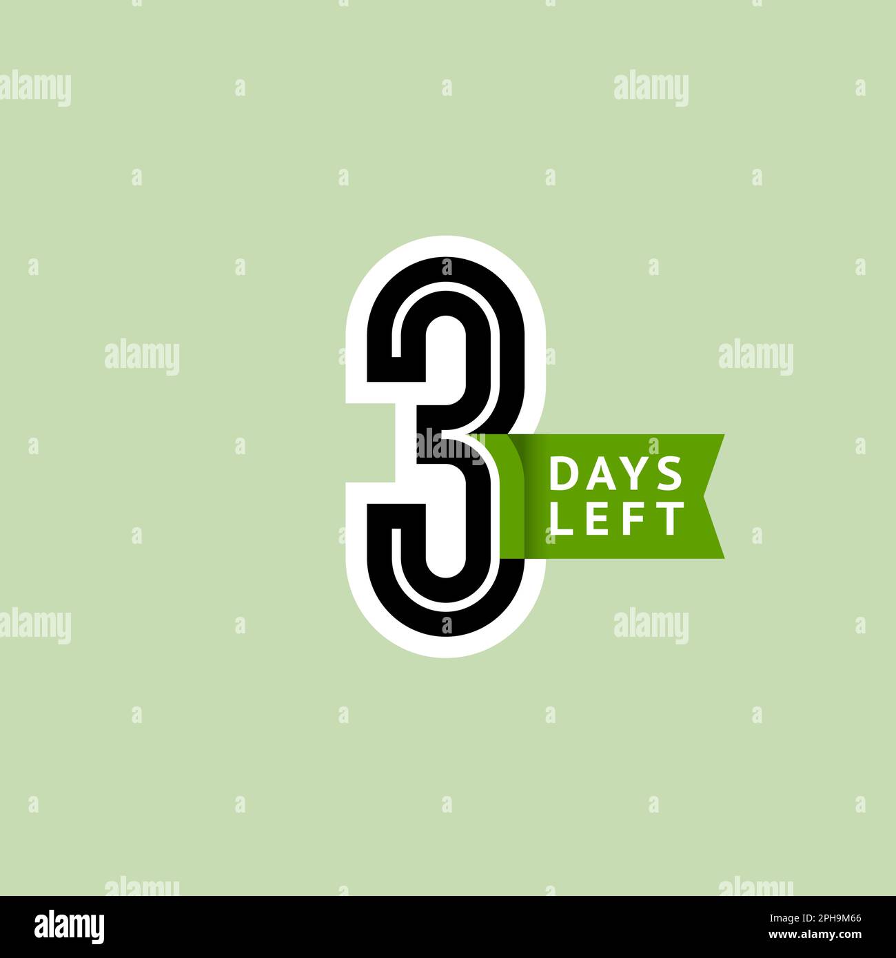 Only 3 days vector vectors hi-res stock photography and images - Alamy