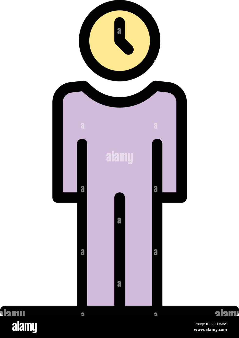 Rush job time icon. Outline Rush job time vector icon for web design ...