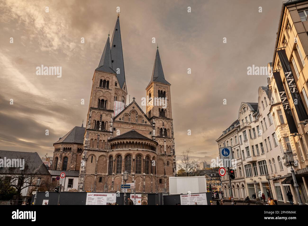 Picture of the Bonner Minster, the bonn cathedral also known as Bonner Munster in the city ...