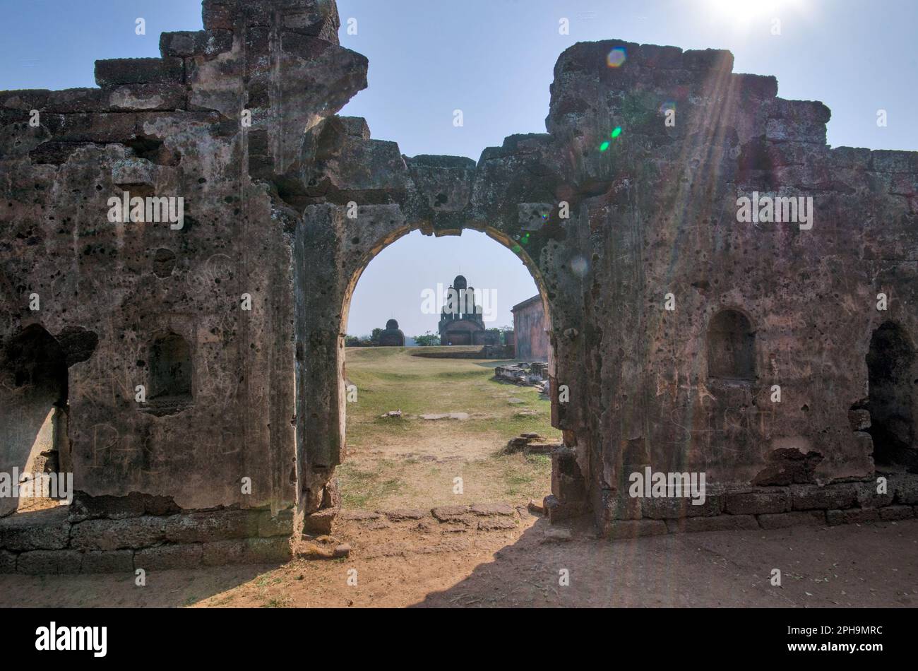 old temple complex at pathra medinipore Stock Photo - Alamy
