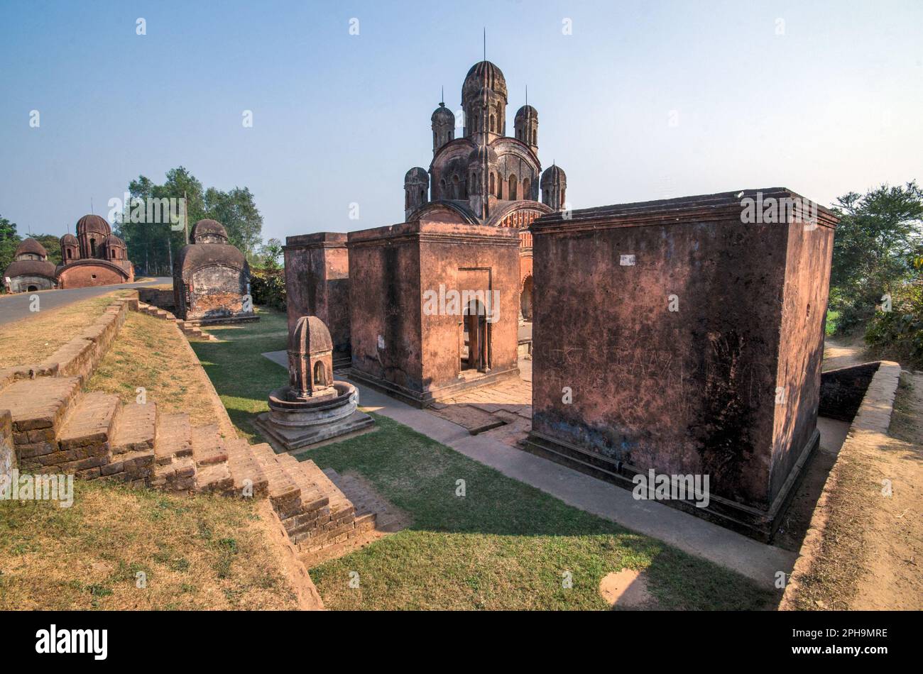 old temple complex at pathra medinipore Stock Photo - Alamy
