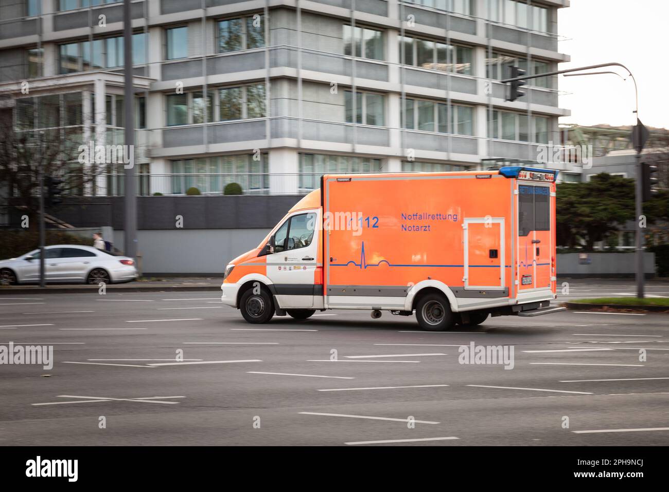 Picture of an ambulance from the emergency services of the German ...