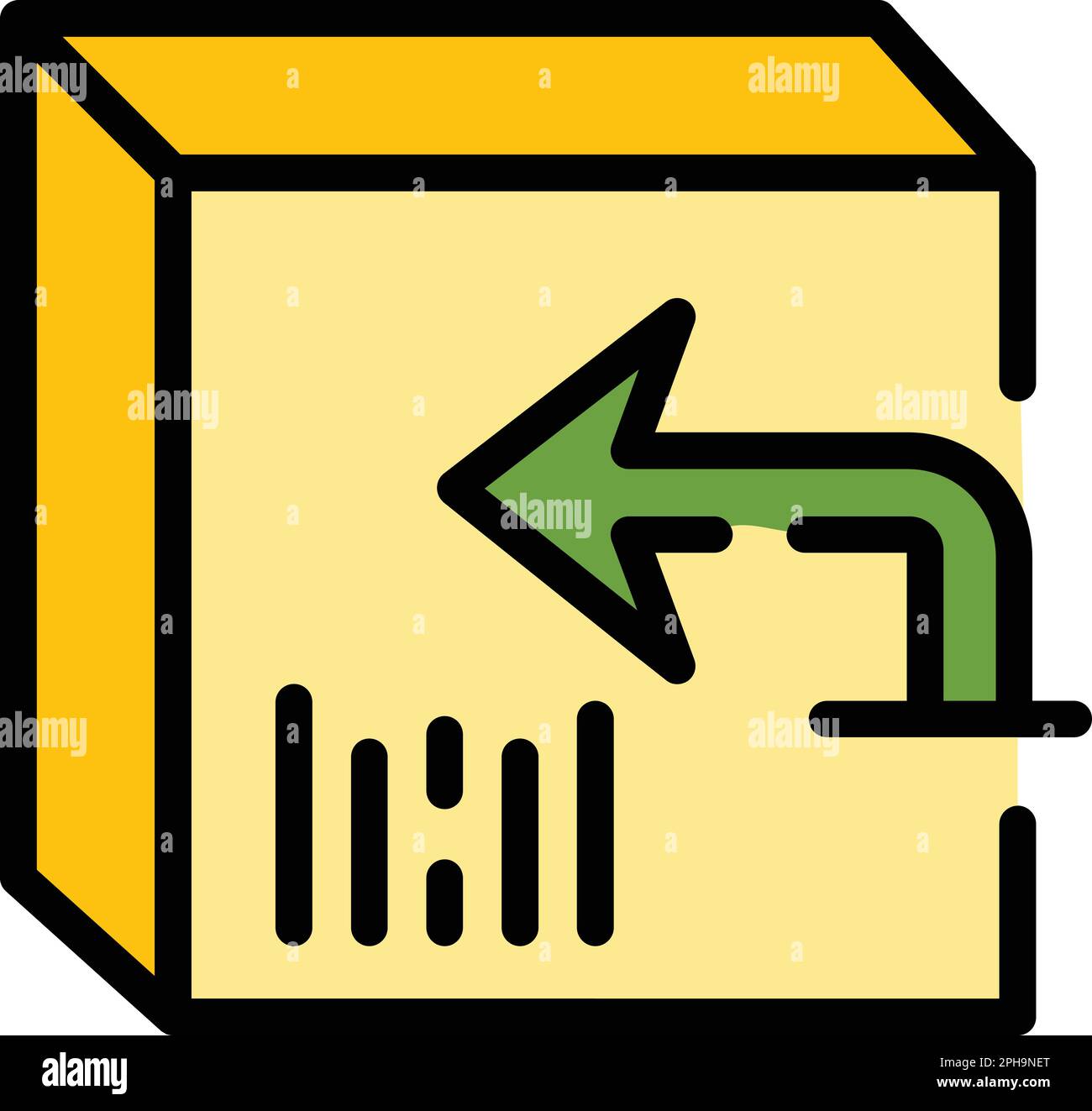 Exchange box icon. Outline Exchange box vector icon for web design ...