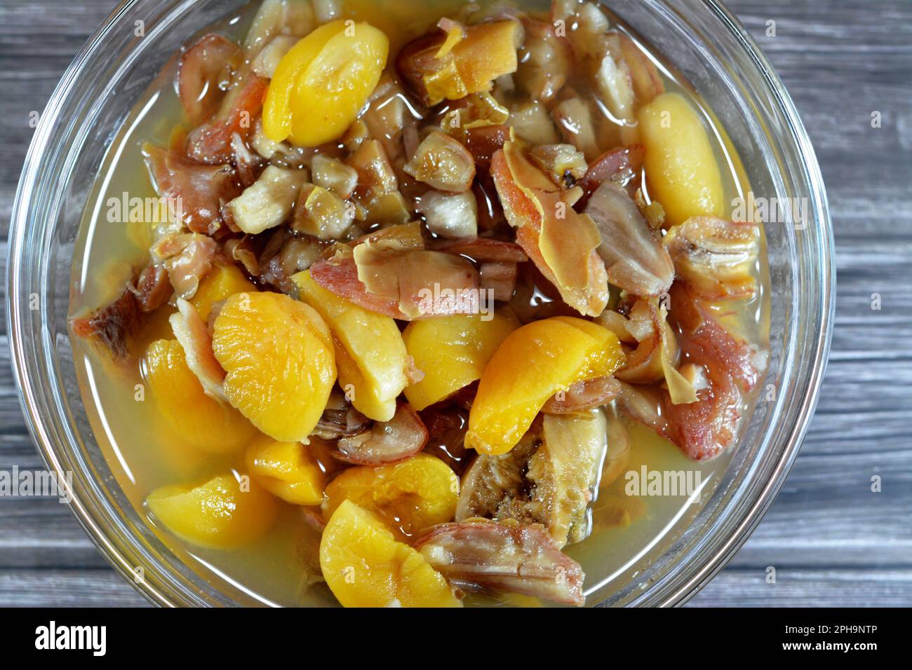 Dried fruits compote, Traditional Khoshaf kushaf dates compote that is ...