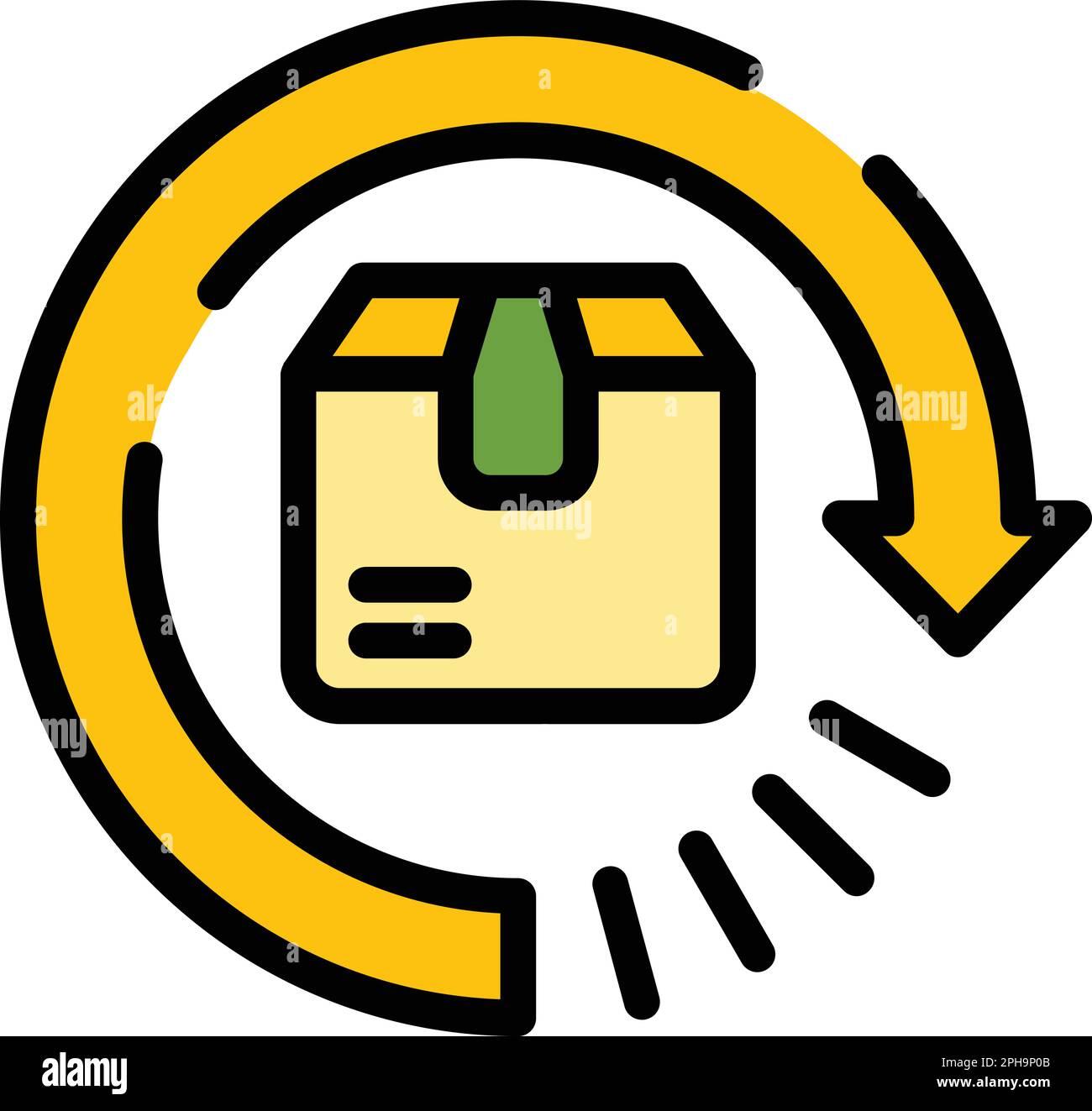 Tracking parcel icon. Outline Tracking parcel vector icon for web ...