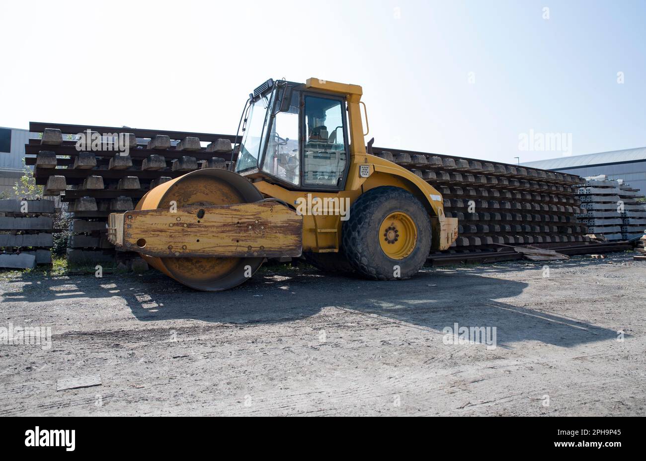 construction machinery for large works Stock Photo - Alamy