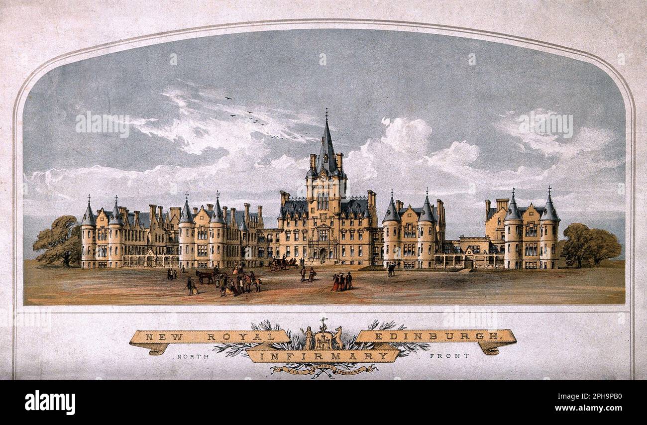 Edinburgh royal infirmary 19th century hi-res stock photography and ...