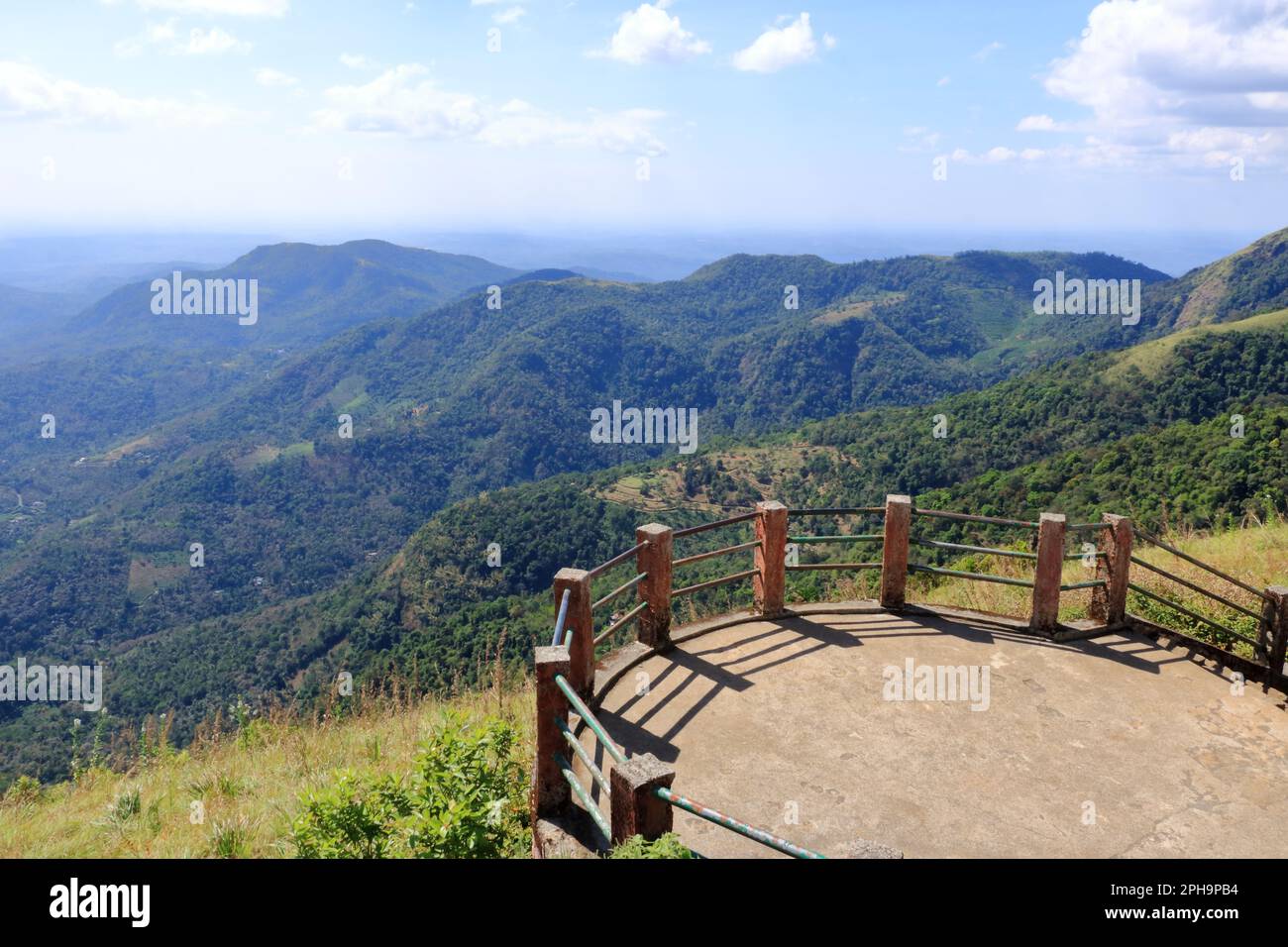 the view of the southern tip of the mighty western ghats. Paithalmala ...