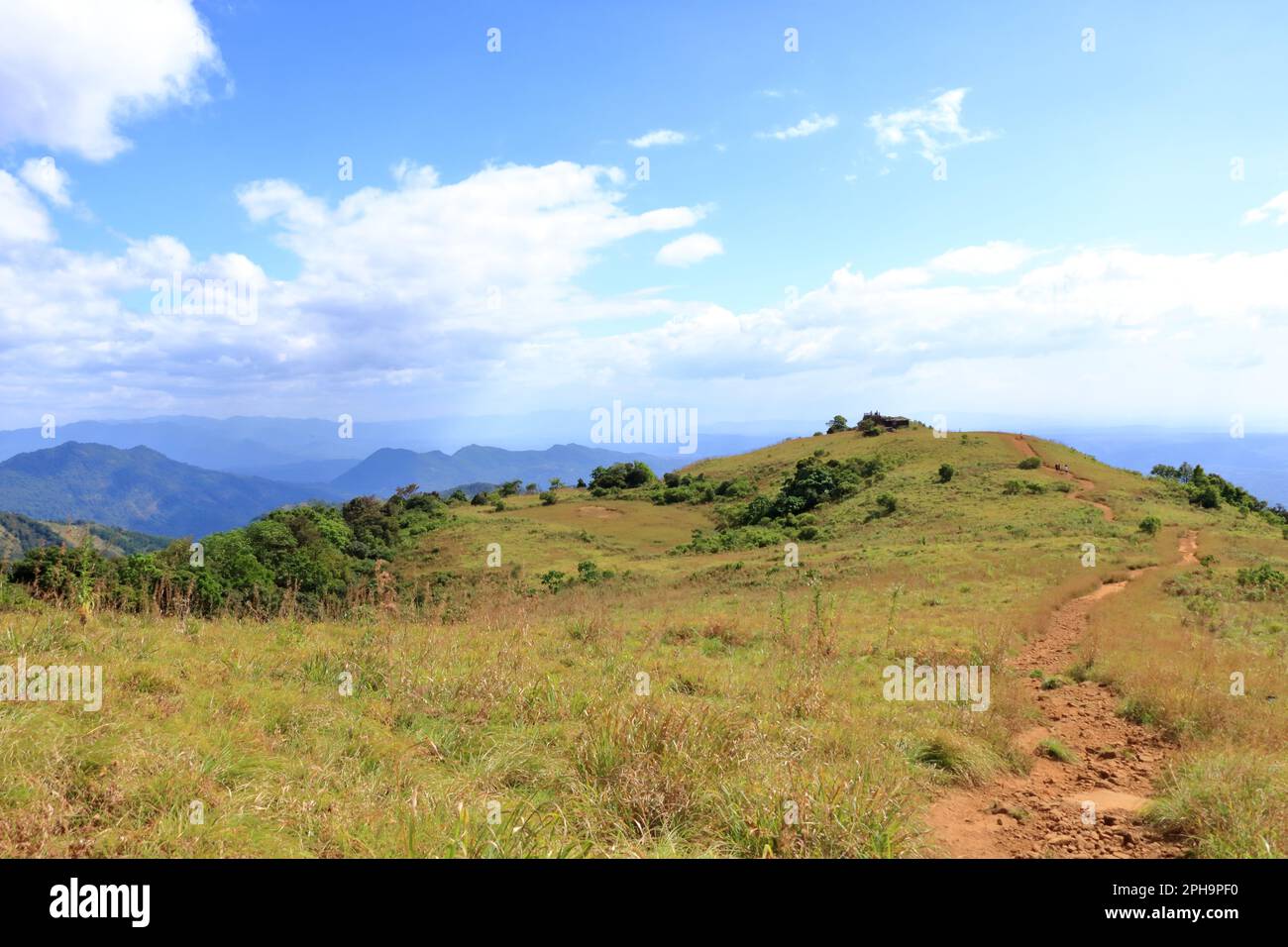 the view of the southern tip of the mighty western ghats. Paithalmala ...