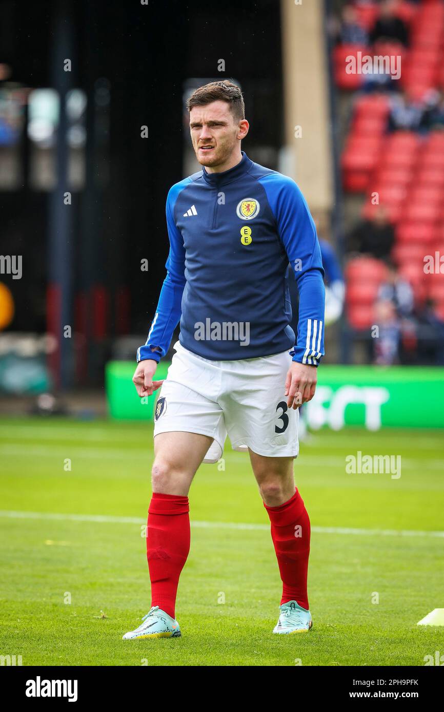 Andy Robertson, full name Andrew Henry Robertson, who plays left back ...