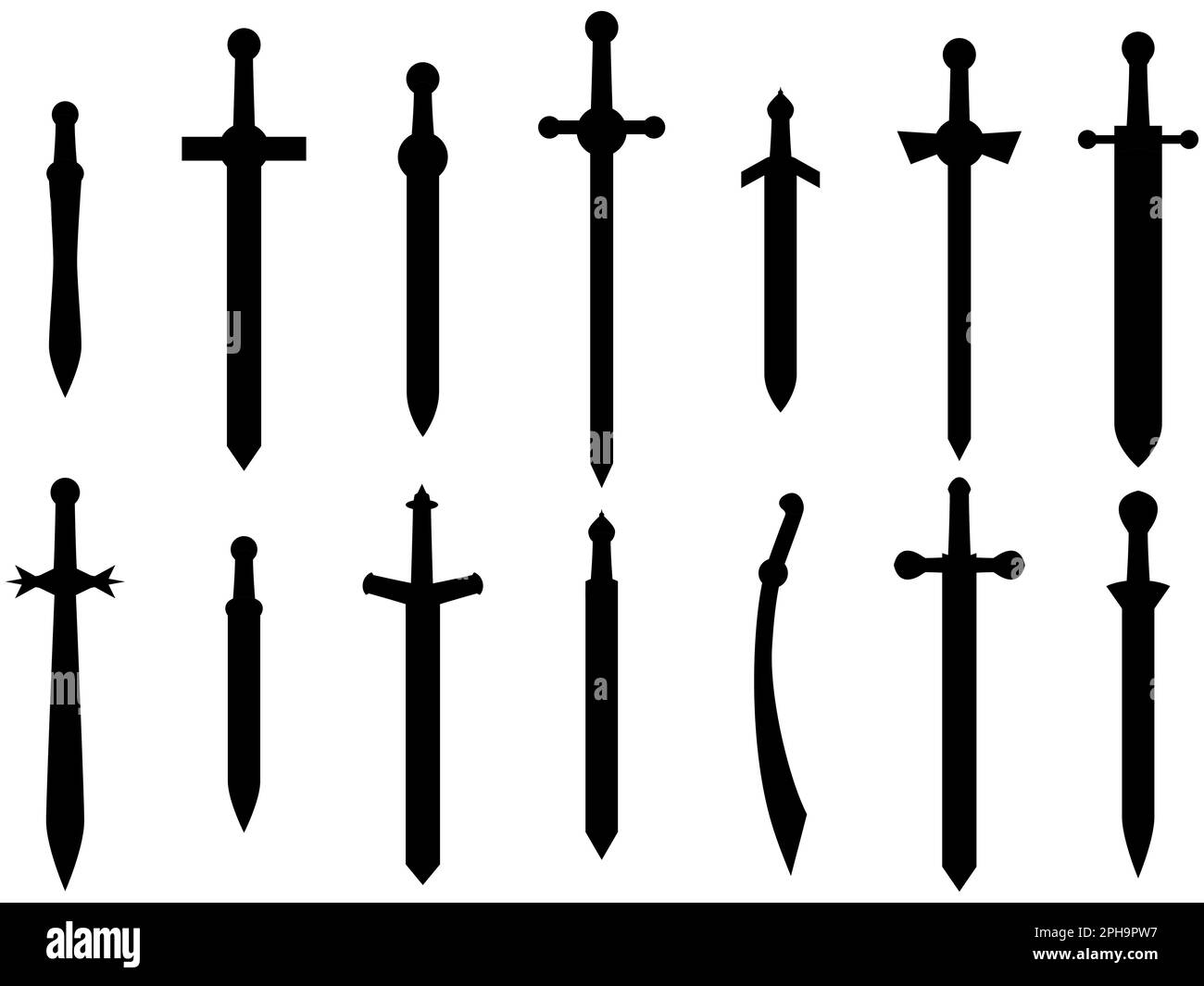 Roman swords Stock Vector Images - Alamy