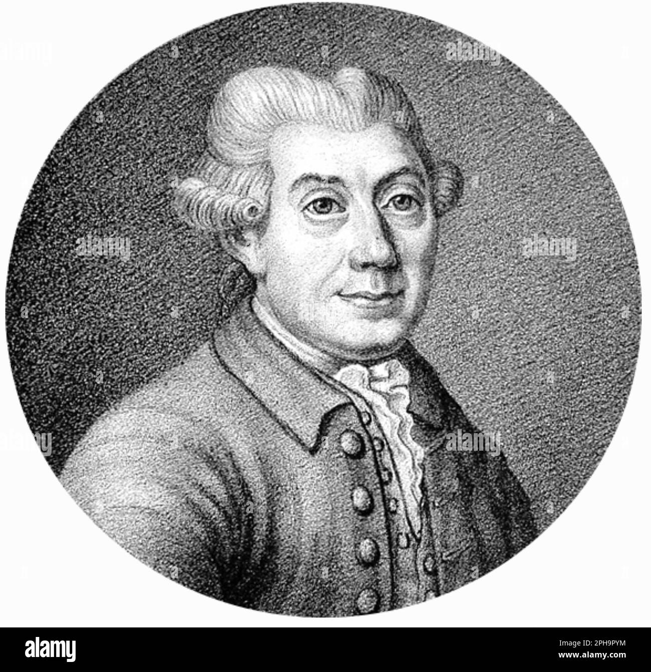 CARSTEN NIEBUHR (1733-1815) German explorer and mathematician Stock ...