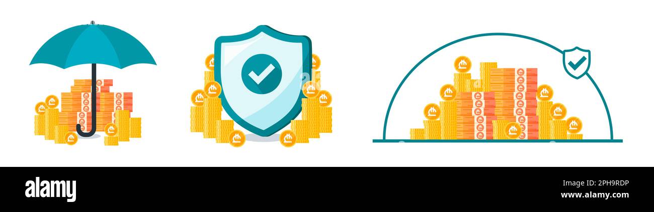 Brazilian Real Money Safe and Secure Illustration Stock Vector Image ...